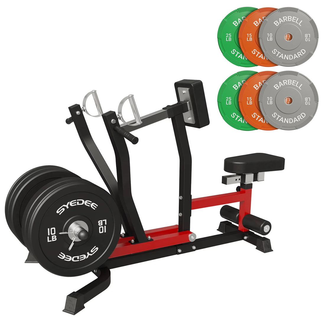syedee Adjustable Seated Row Machine, Plate Loaded, Independent Conver ...